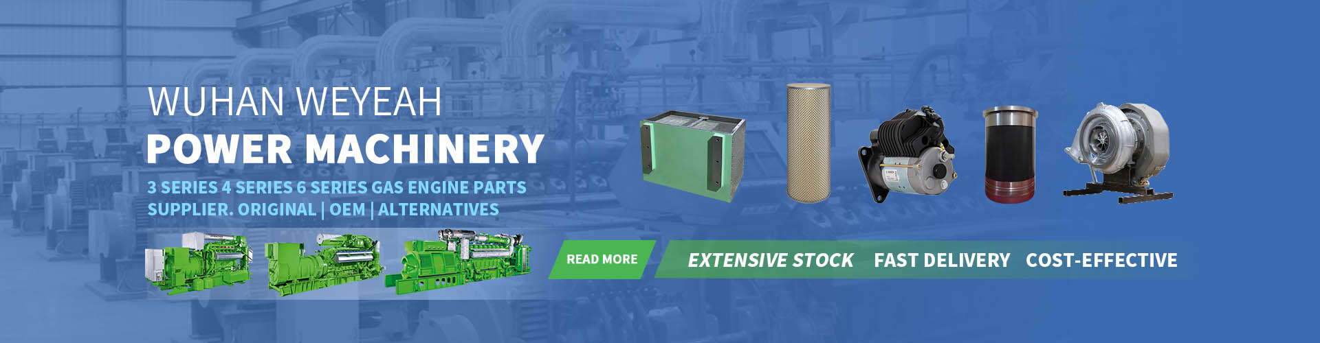 Caterpillar spare parts, MWM spare parts, Jenbacher spare parts ...